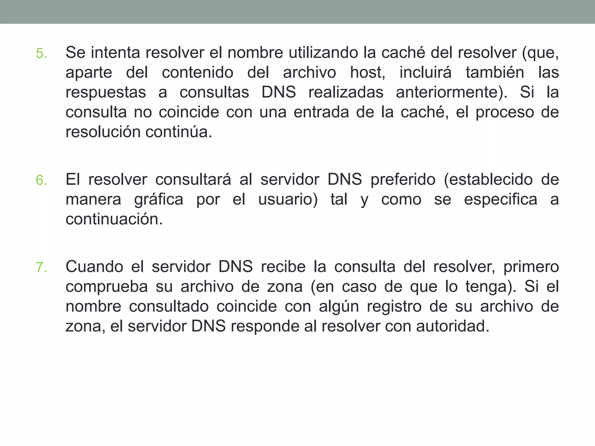 Proceso de resolución de nombres dns netbios | PPT