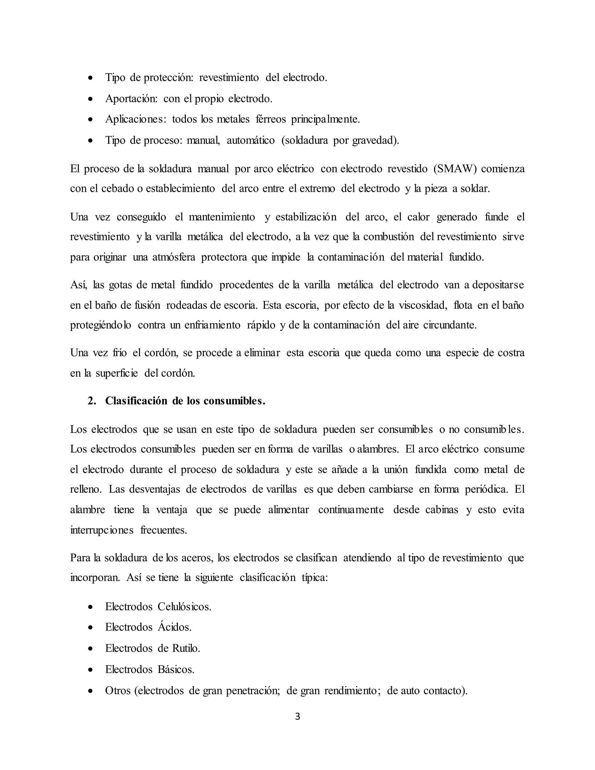 Proceso de soldadura smaw | DOCX