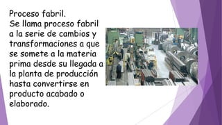 Proceso fabril | PDF