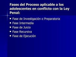 Proceso Penal A Adolescentes | PPT