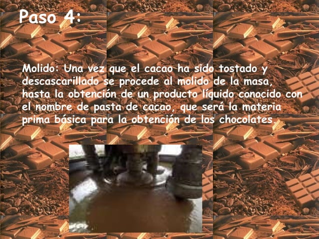 Proceso productivo del chocolate | PPT