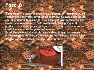 Proceso productivo del chocolate | PPT
