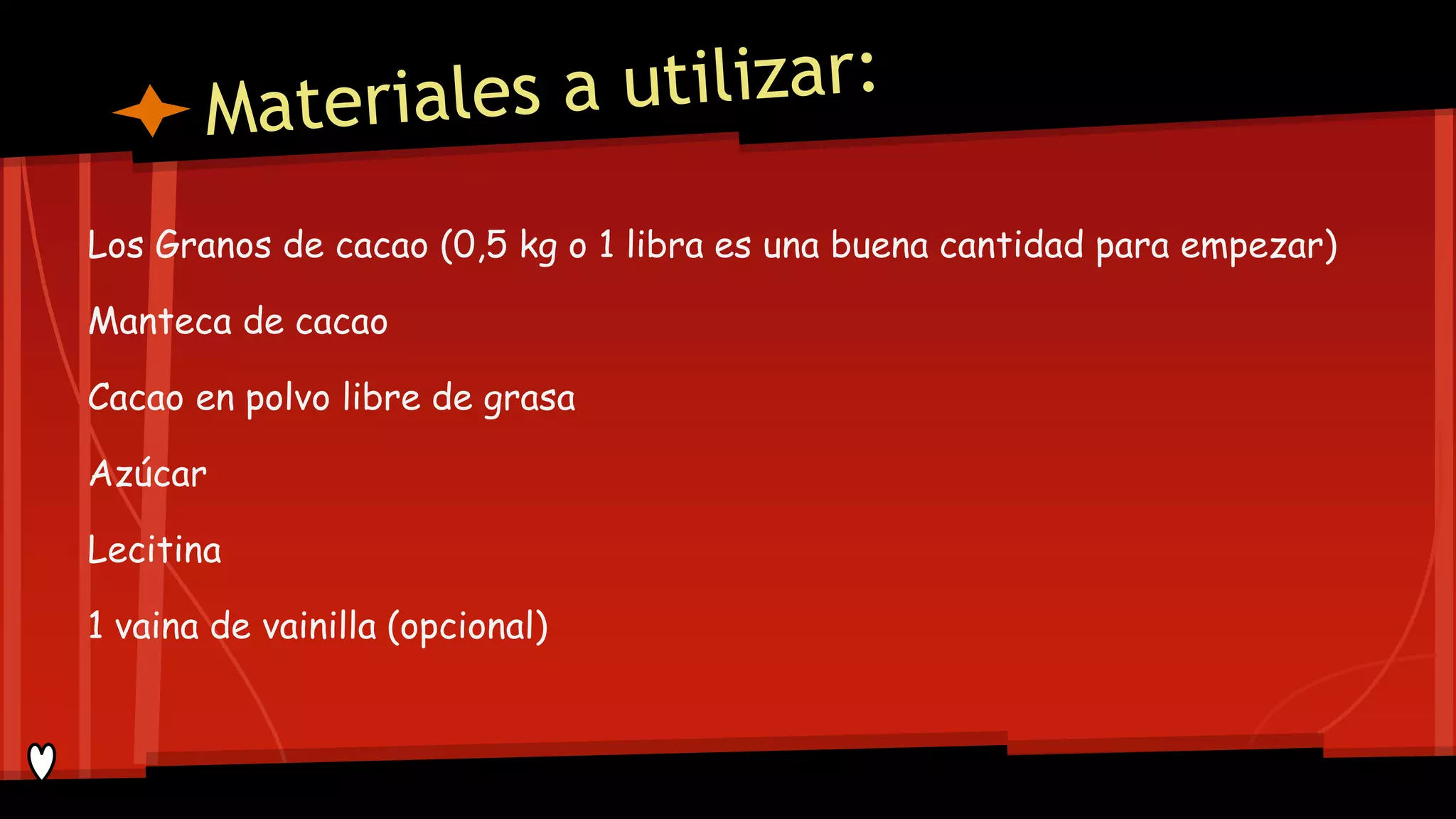 Proceso productivo del chocolate | PPTX