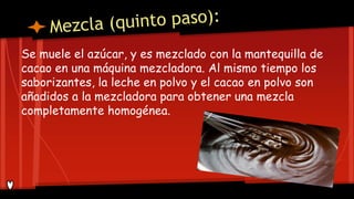 Proceso productivo del chocolate | PPTX