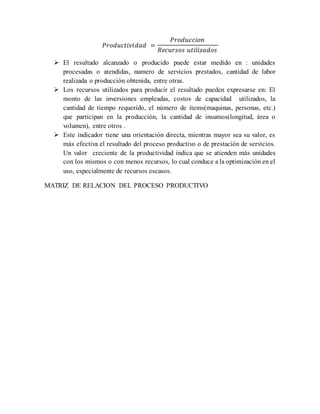 Proceso productivo ppco | DOCX