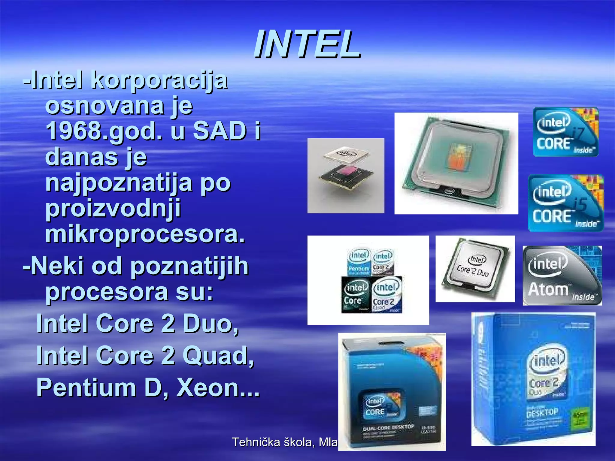 Procesori Tehnicka skola | PPT