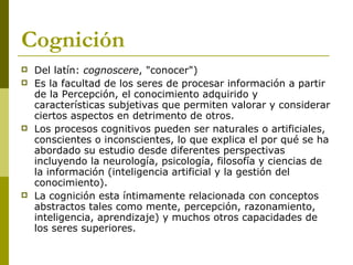 Procesos Cognitivos | PPT