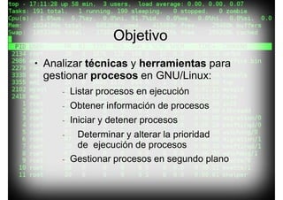 Procesos linux | PDF