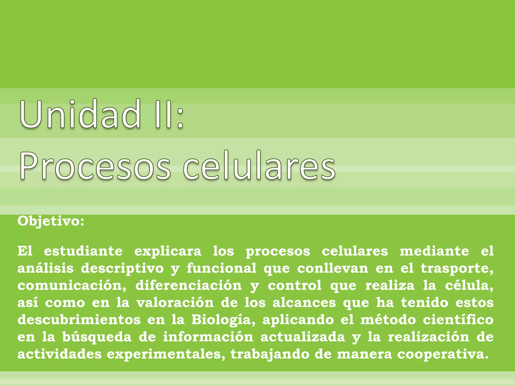 Procesos celulares (proceso de transporte atraves de la membrana) | PPTX