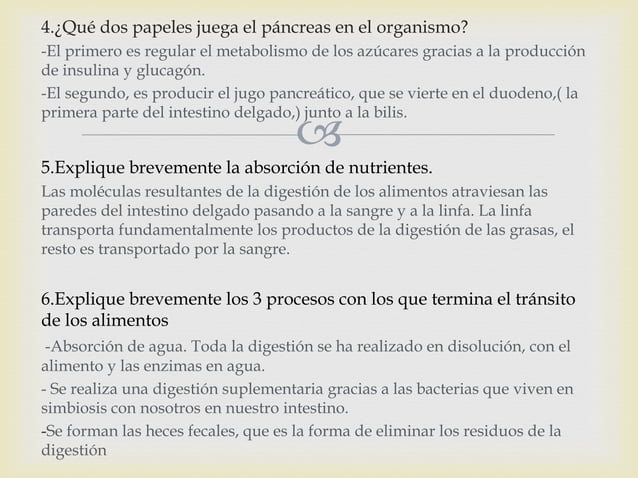 Procesos de digestión y absorción de alimentos final | PPT