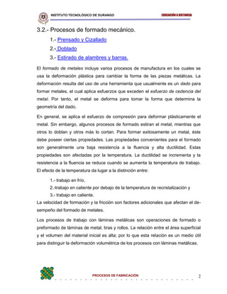 Procesos de formado_mecanico | PDF