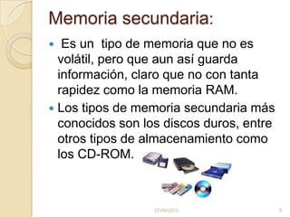 Procesos de la memoria | PPT
