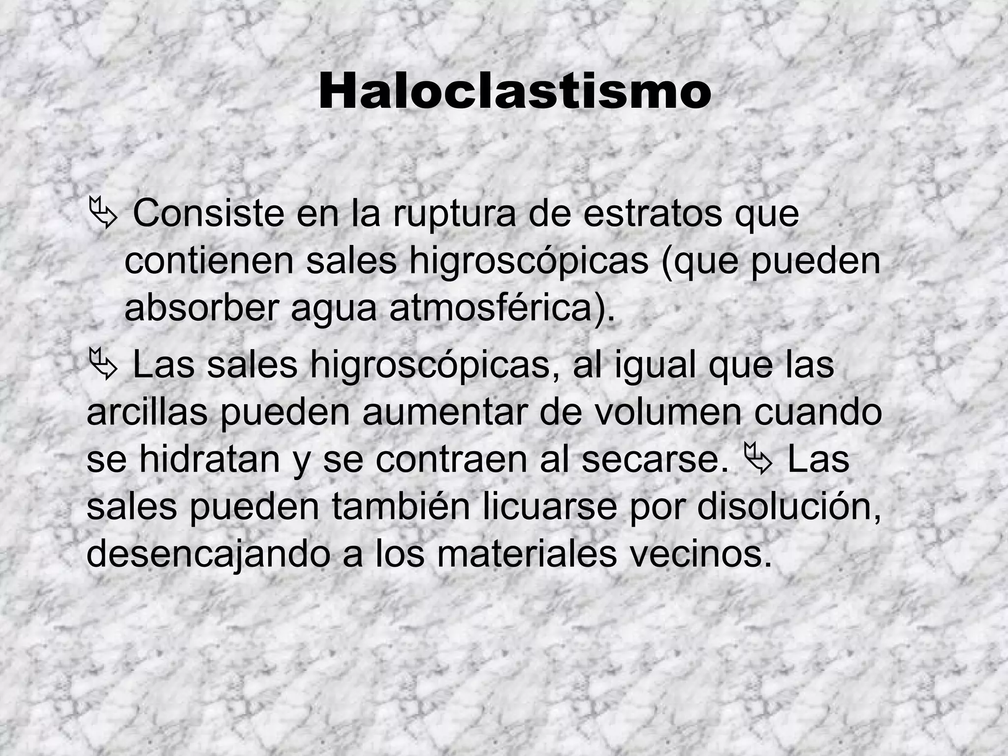 Procesos De Meteorizacion | PPT | Geology | Science