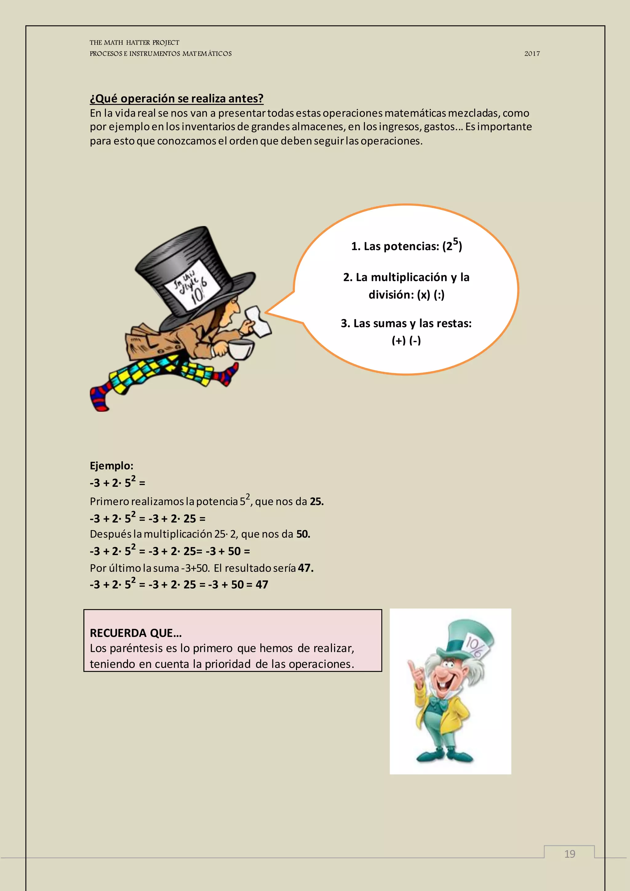 Procesos e Instrumentos Matemáticos. | PDF