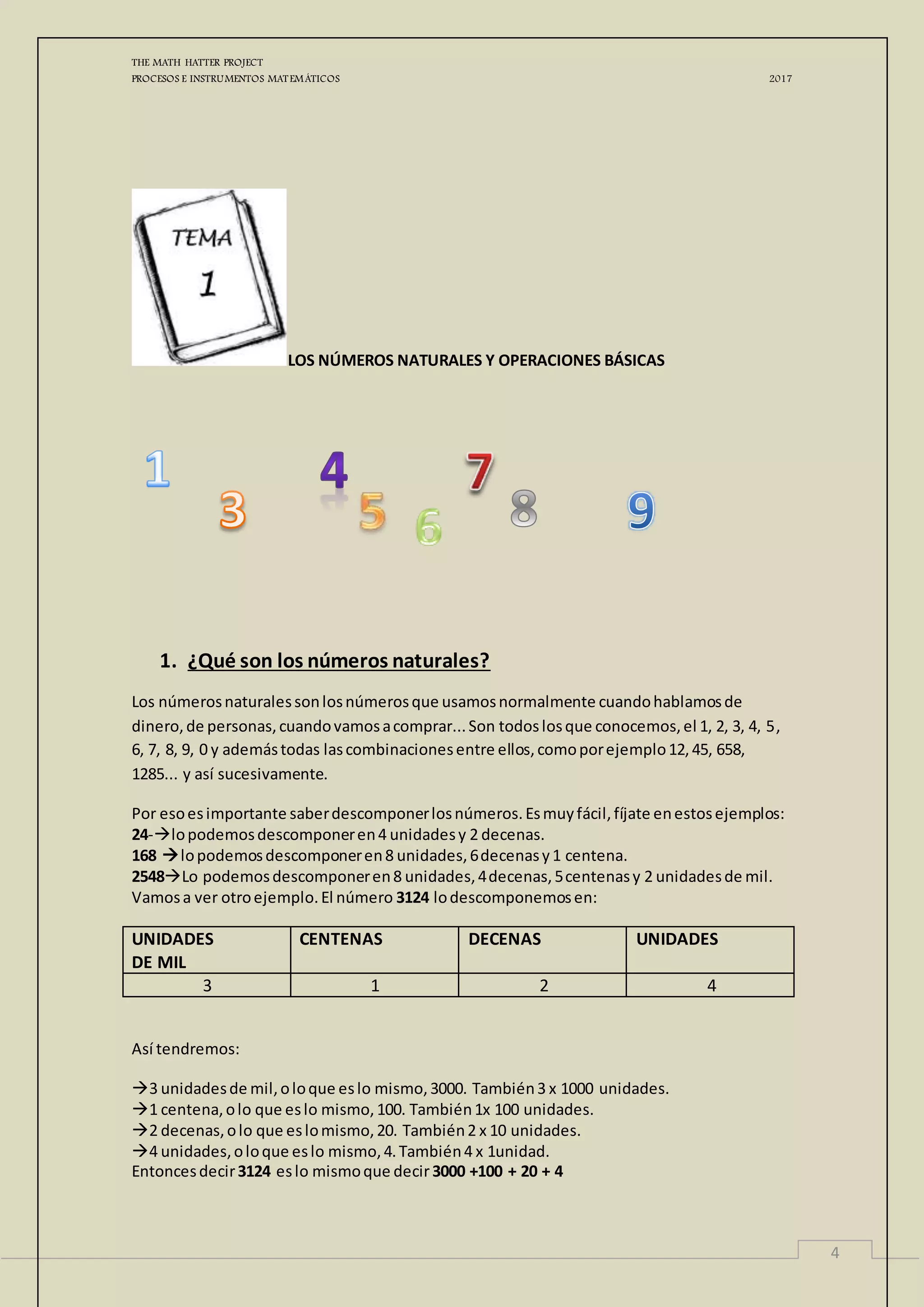 Procesos e Instrumentos Matemáticos. | PDF