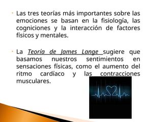 procesos emocionales, teorias , historiappt | PPT