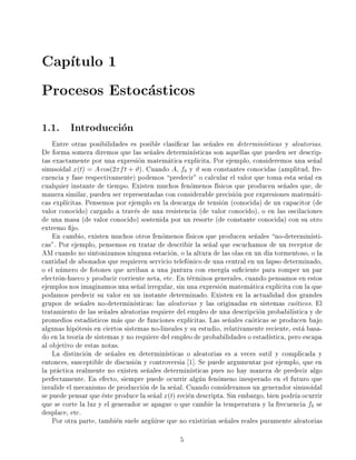 Procesos estocasticos para señales y sistemas | PDF