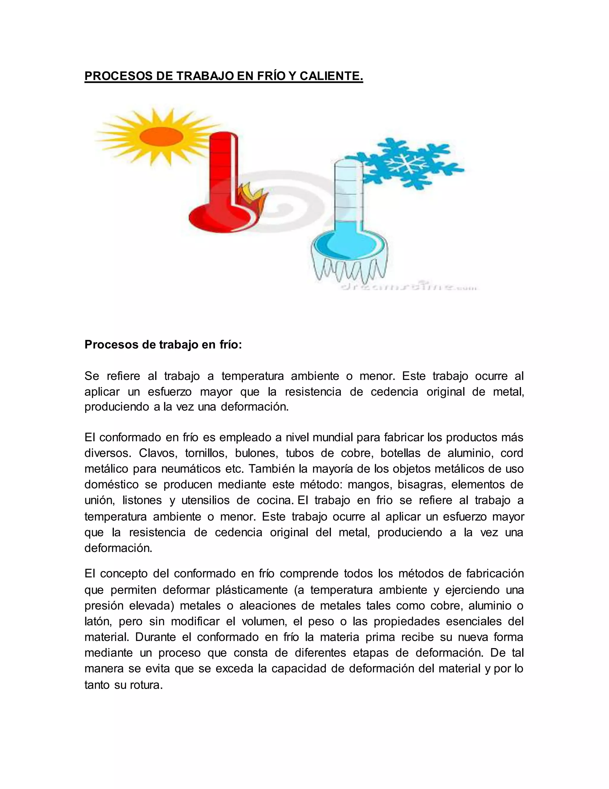 PROCESOS MECÁNICOS DE ENDURECIMIENTO | PDF