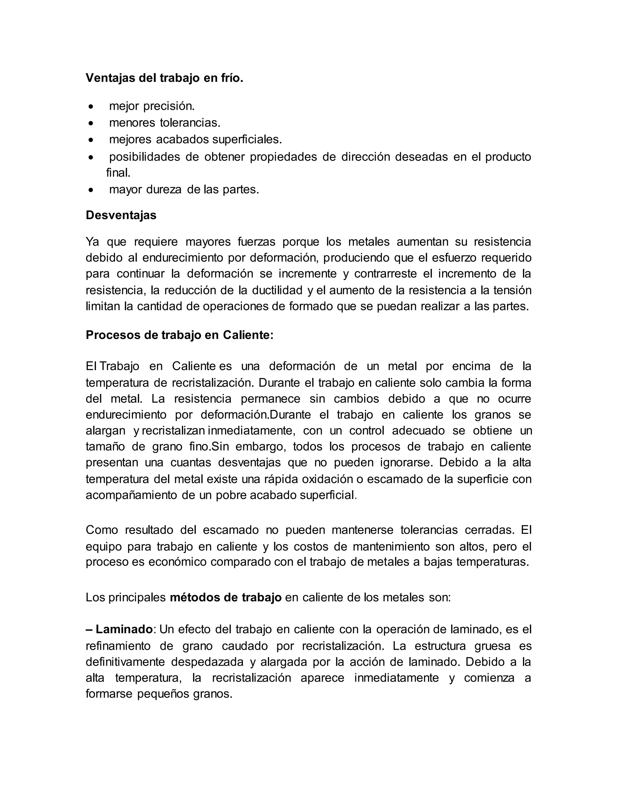 PROCESOS MECÁNICOS DE ENDURECIMIENTO | PDF