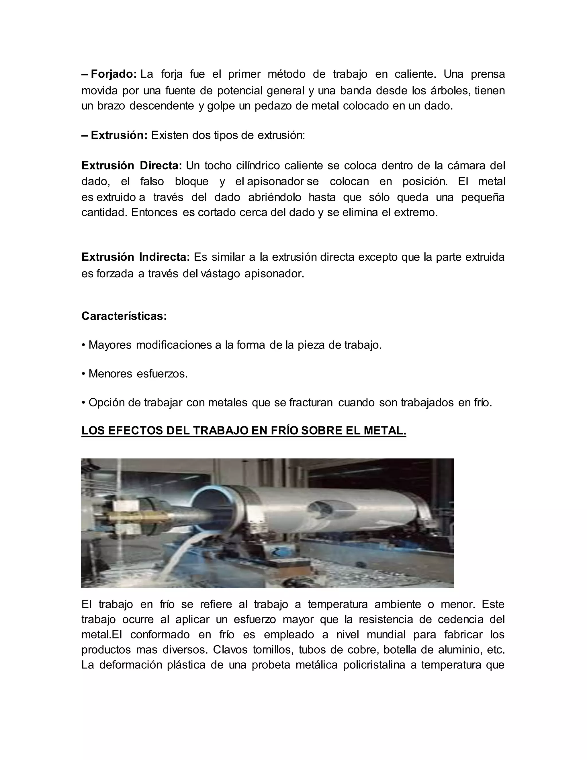 PROCESOS MECÁNICOS DE ENDURECIMIENTO | PDF