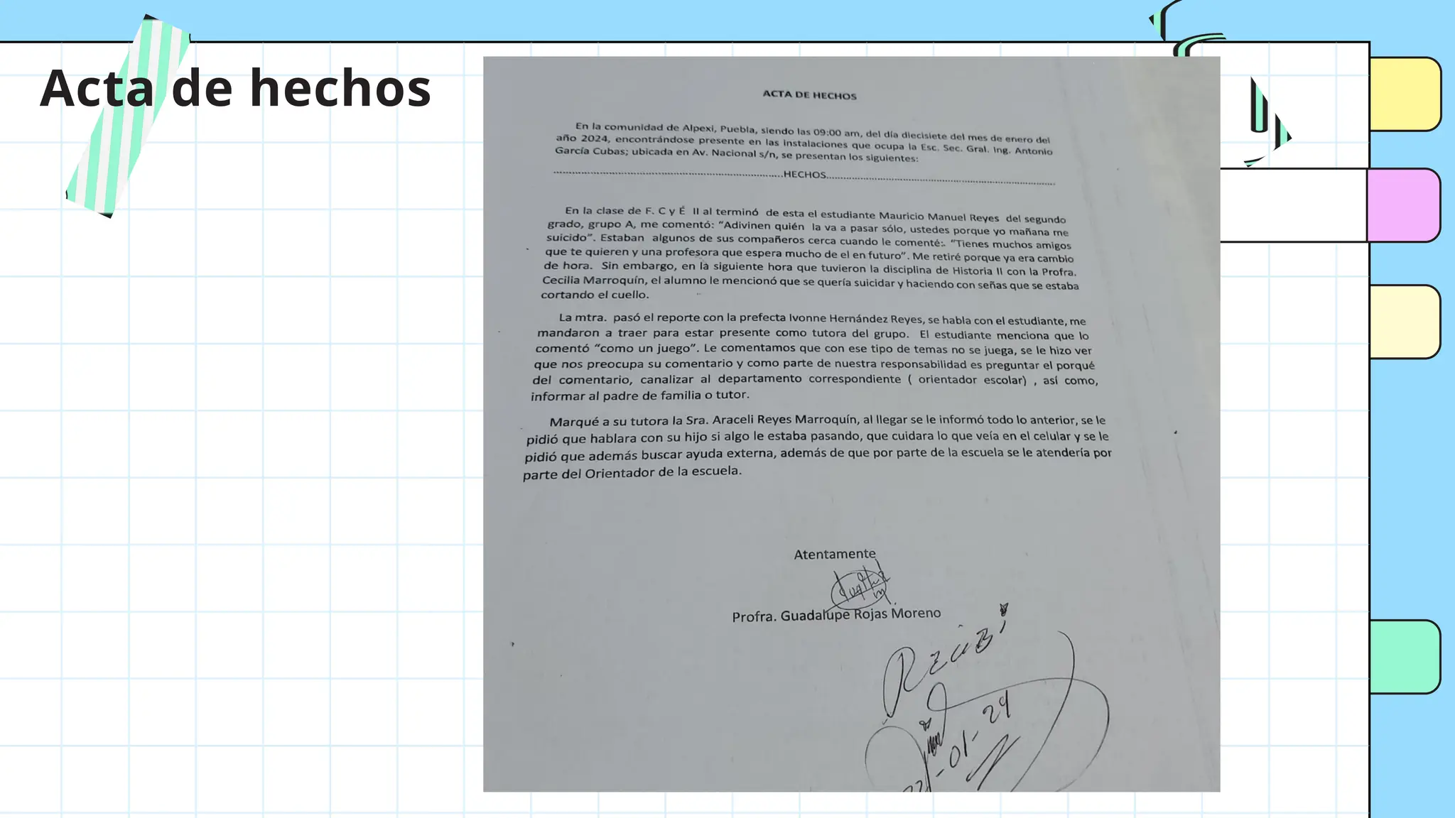 exposicion de casi proceso tutorial.pptx | Mental Health | Diseases and ...