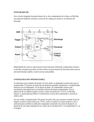 Configuraciones del 555 | RTF