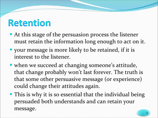 Process of Persuasion | PPT