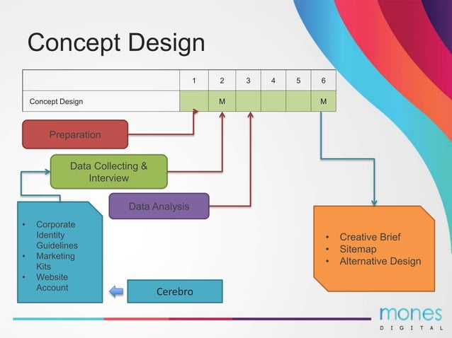 Work Process & Timeline : www.cerebro-rm.com re-design | PPTX