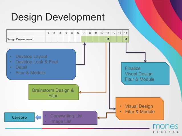Work Process & Timeline : www.cerebro-rm.com re-design | PPTX