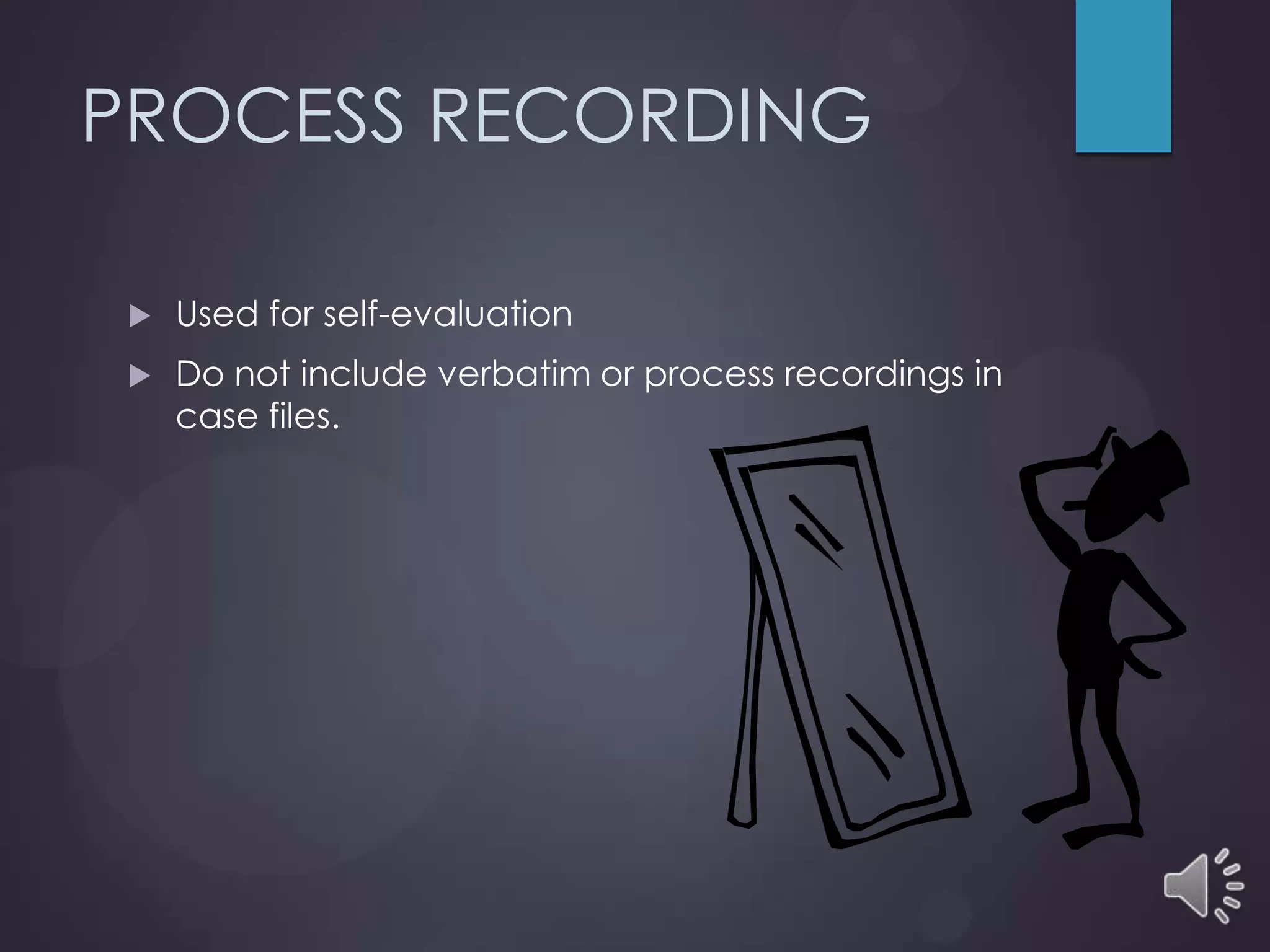 Process recording 13 fs sw4080 | PPTX