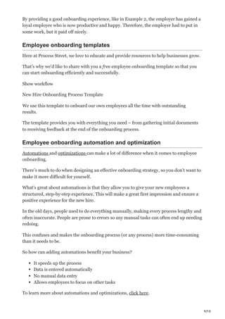 The Employee Onboarding Bible Tips amp Free Template | PDF