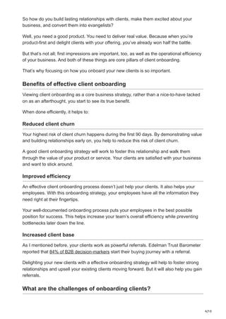 Client Onboarding The Ultimate Guide amp Free Template | PDF