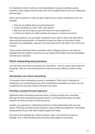 Client Onboarding The Ultimate Guide amp Free Template | PDF