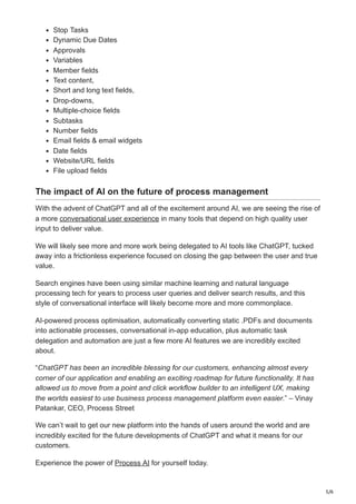 Process AI The Future of Process Management is Here | PDF