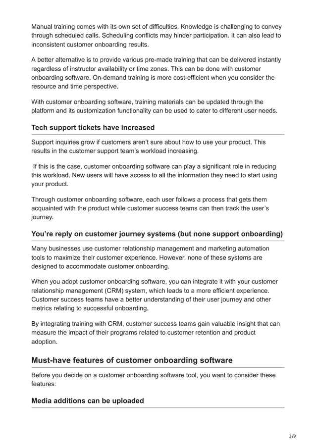 Customer Onboarding Software Ultimate Buyers Guide | PDF Customer Onboarding Software Ultimate Buyers Guide | PDF