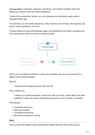 Vendor Onboarding The Ultimate Guide | PDF