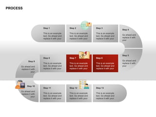 Process Diagrams (for PowerPoint and Google Slides) | PPTX