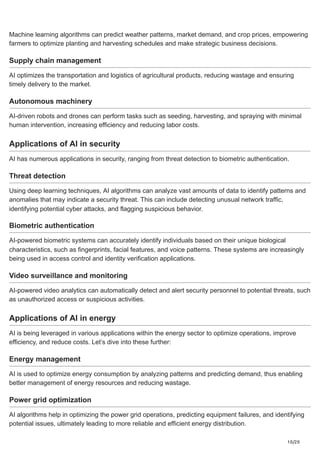 20 Useful Applications of AI Machine Learning in Your Business ...