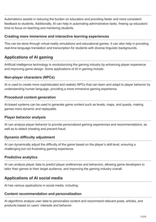 20 Useful Applications of AI Machine Learning in Your Business ...