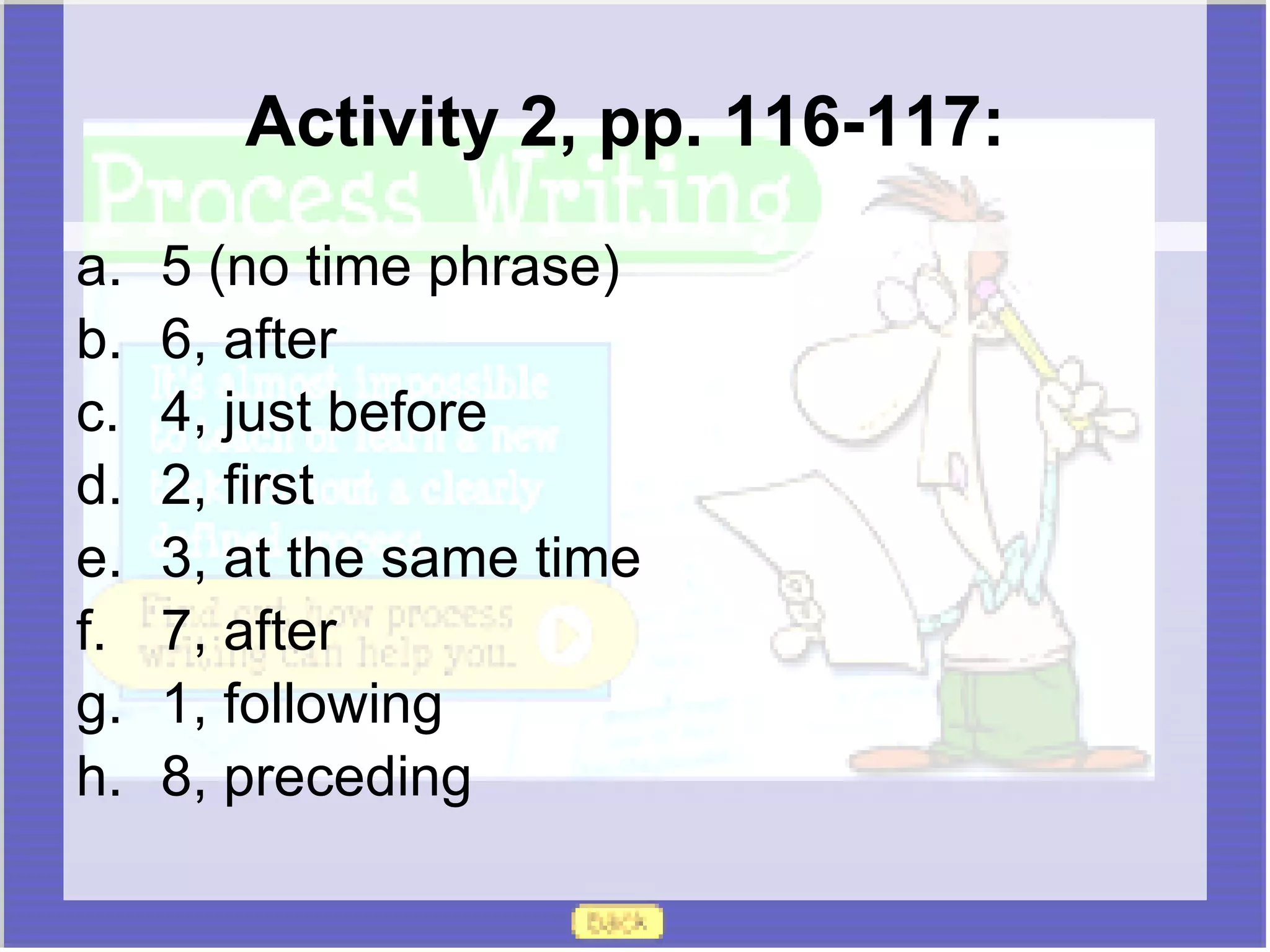 Process Analysis Paragraphs | PPT