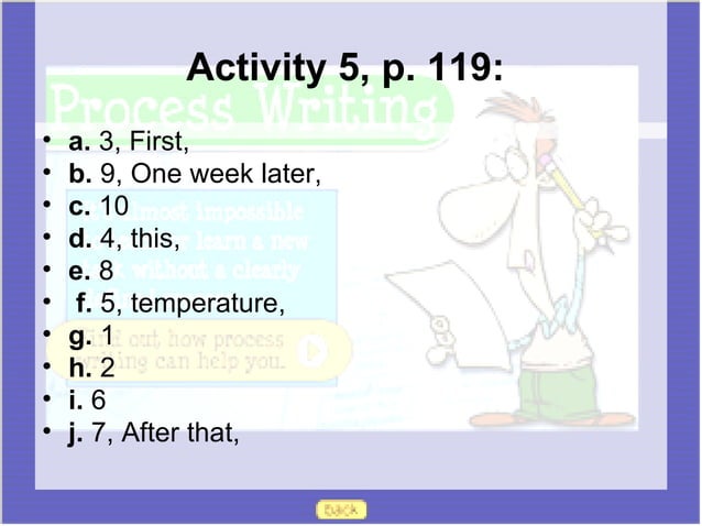 Process Analysis Paragraphs | PPT