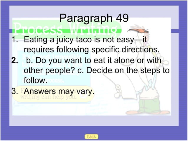Process Analysis Paragraphs | PPT
