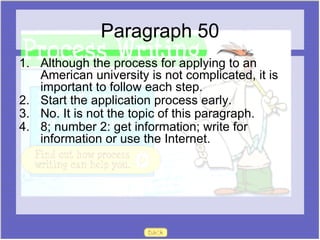 Process Analysis Paragraphs | PPT