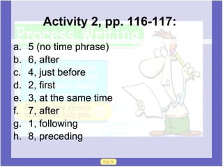 Process Analysis Paragraphs | PPT