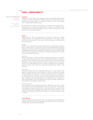 PUMA Wristband Process Book | PDF