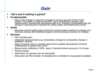 Process Control Improvement Primer - Greg McMillan Deminar | PPT