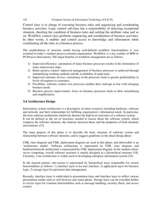 Process driven software development methodology for enterprise ...