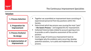 Process improvement in a building society | PPT
