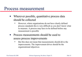Process Improvement in Software Engineering SE25 | PPT