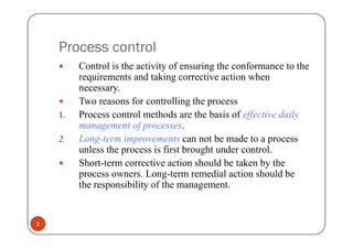 Process management (improvement) | PDF